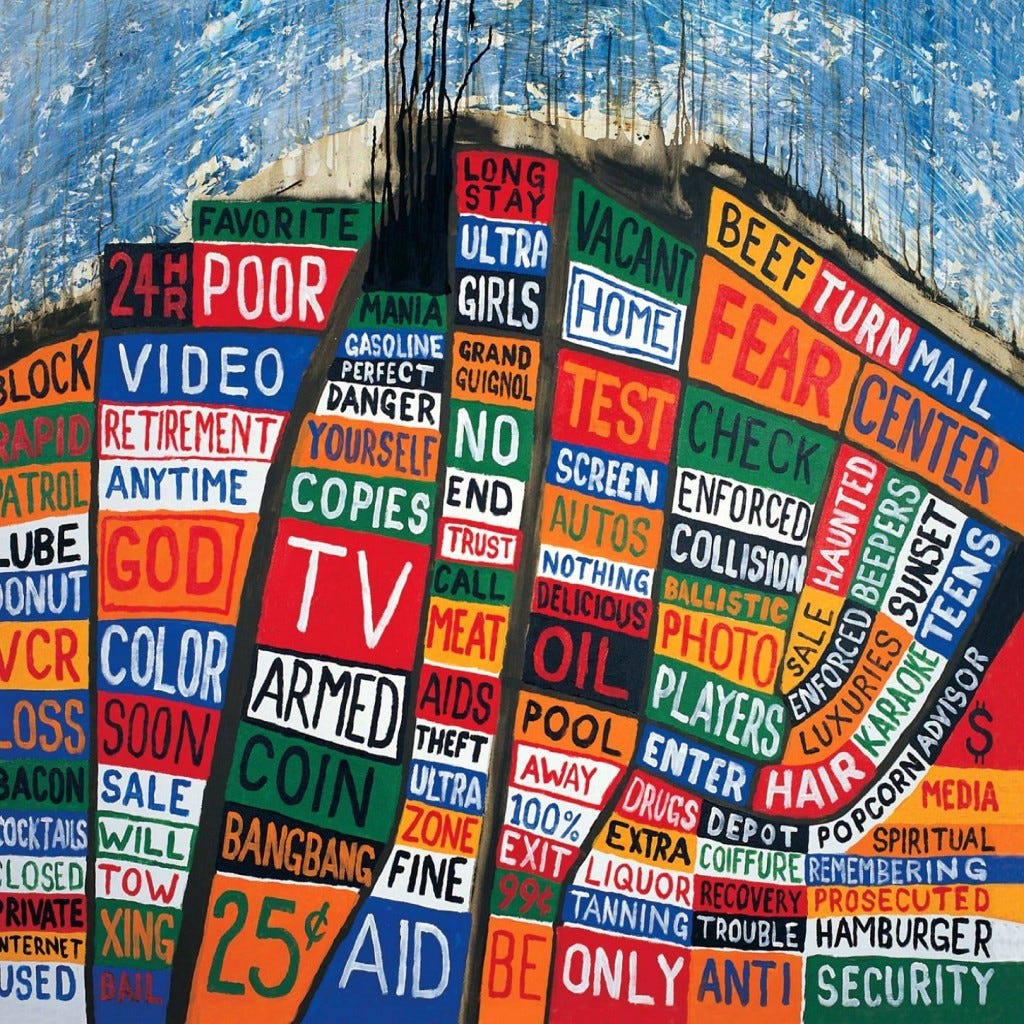 Radiohead, disco a disco - Hipersónica