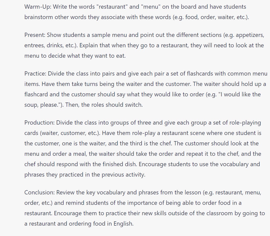 AI Can Now Write Your Lesson Plans - by David Weller