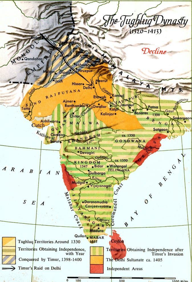 Today in South Asian history: the Battle of Delhi (1398)