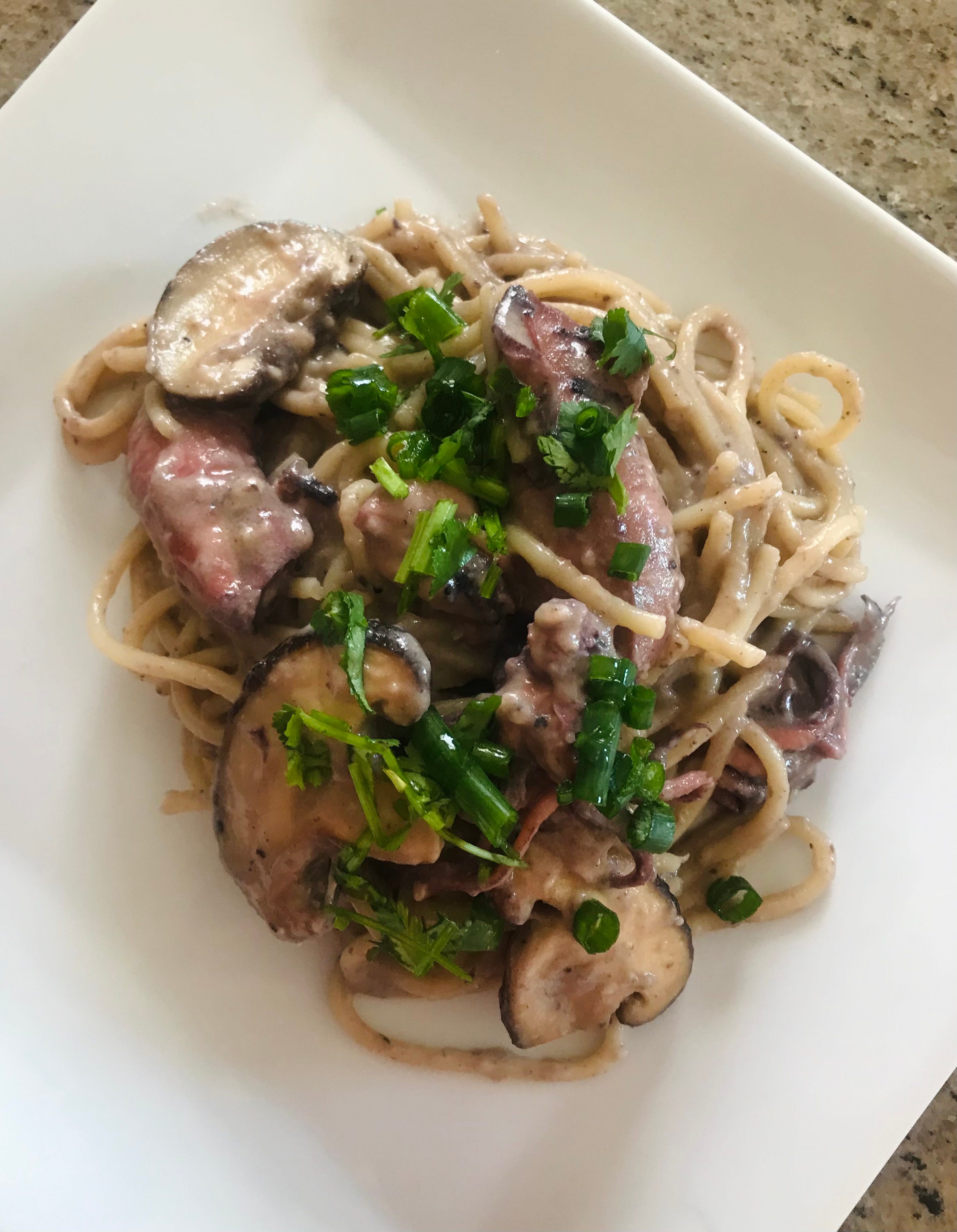 Adobong Pusit (Squid Ink) Pasta - by Kevin Casasola