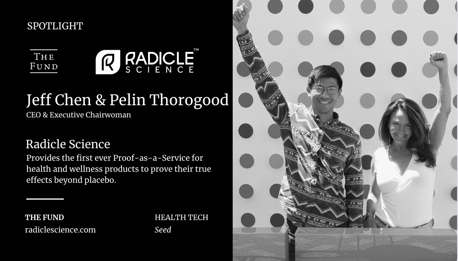 The Fund Founder Spotlight Interview: Jeff Chen and Pelin Thorogood of Radicle Science