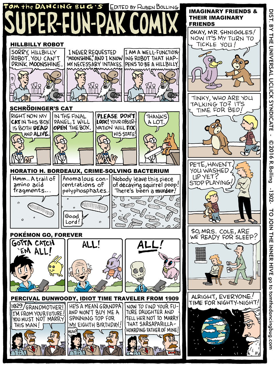 Who will speak for the unborn guns? - by Ruben Bolling