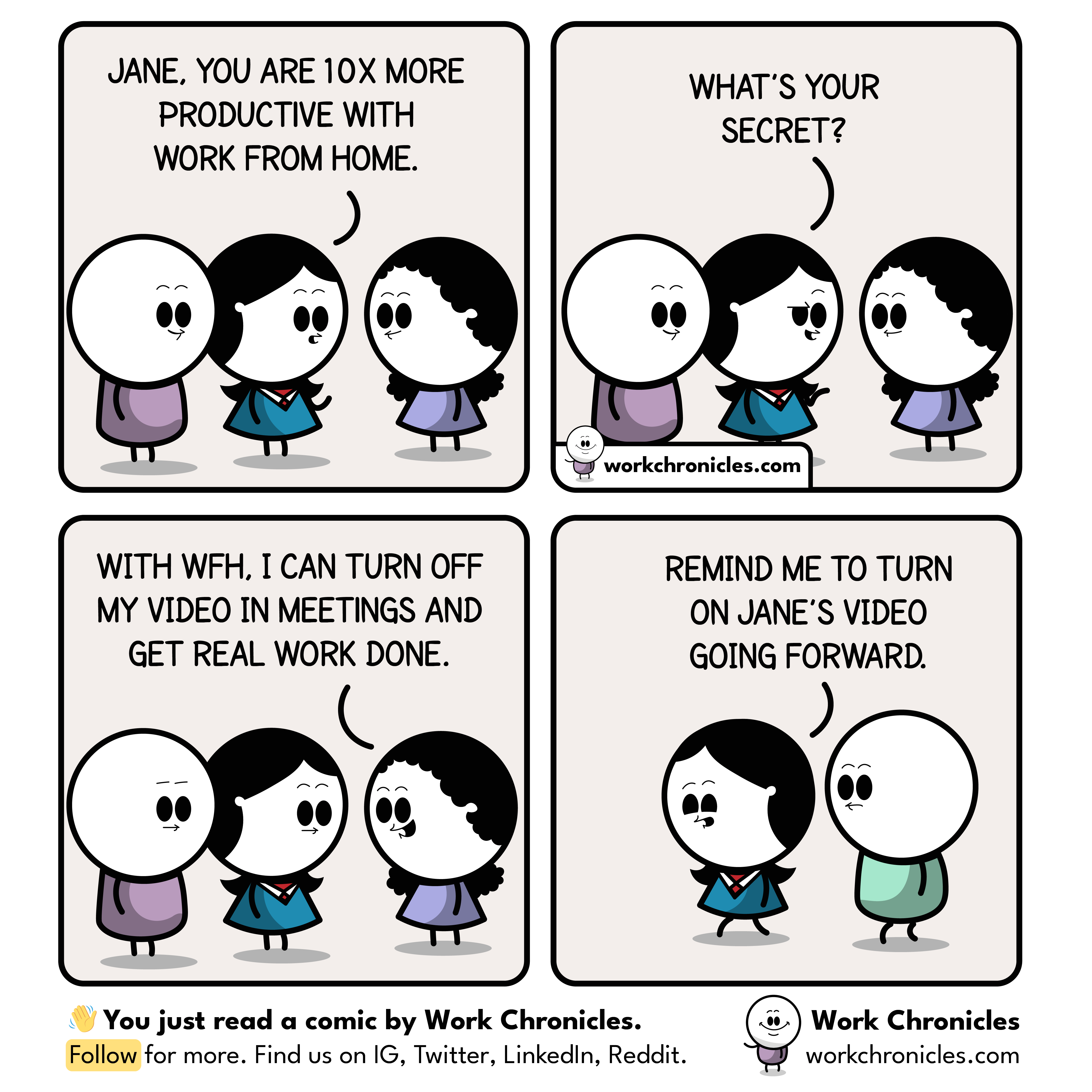 (comic) Productivity Secret - Work Chronicles