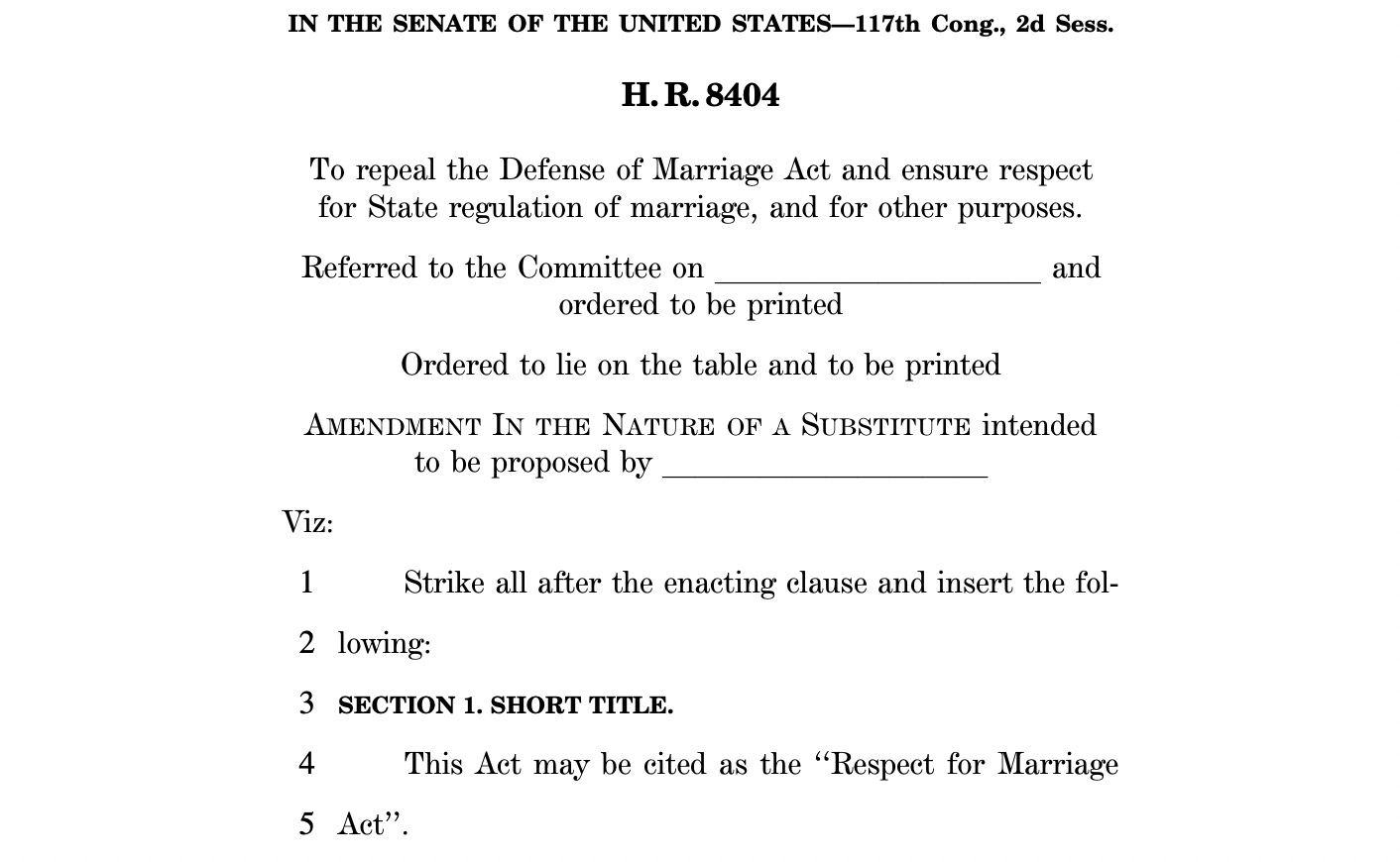The Senate's marriage move — what it means and how it's different from ...