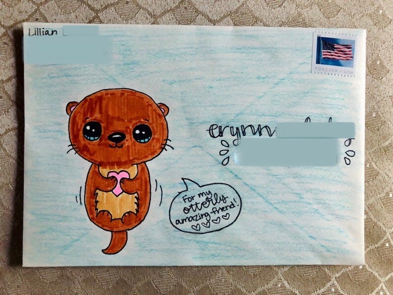 Welcome Back To Me + Envelope Art - Sincerely Lilly