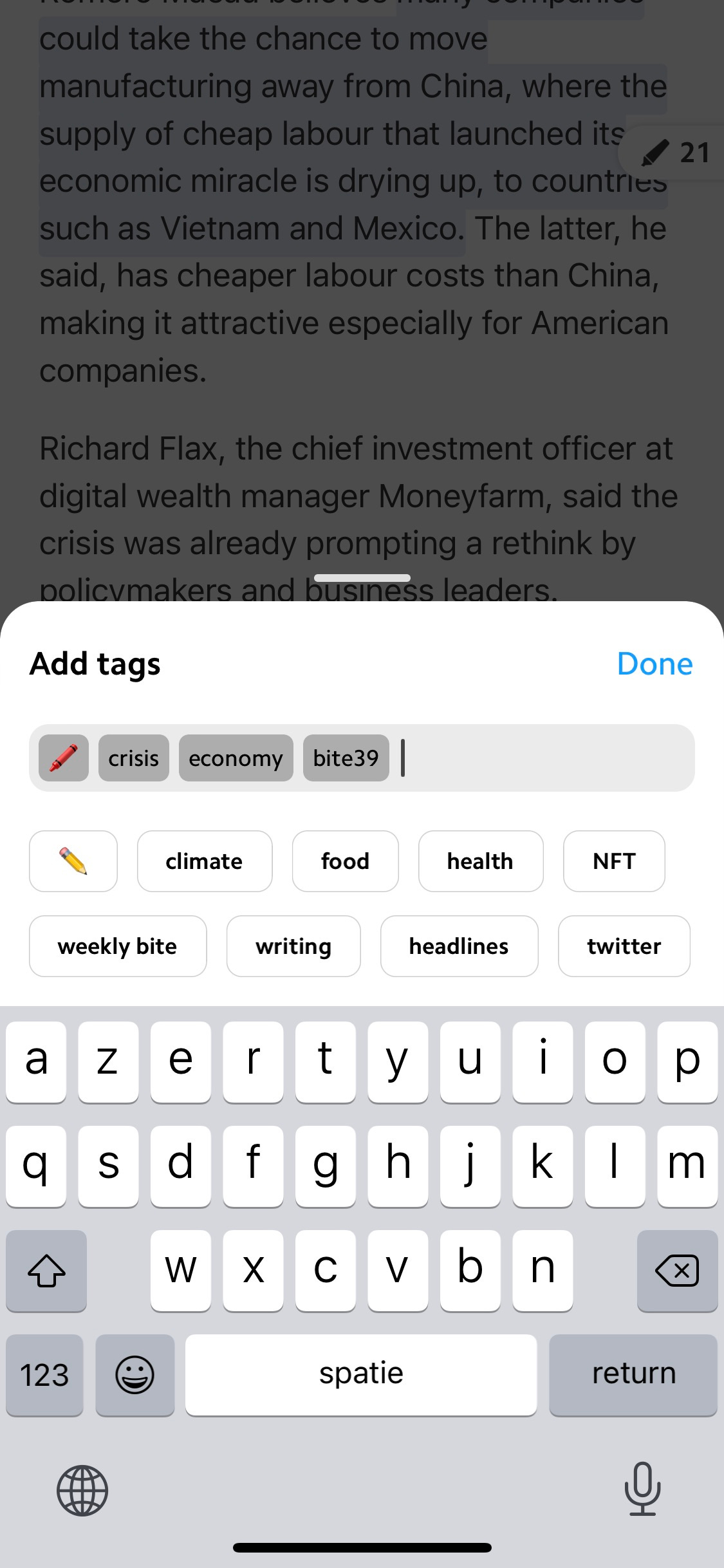 🐵 How I use Matter as read later app and how it improved my workflow