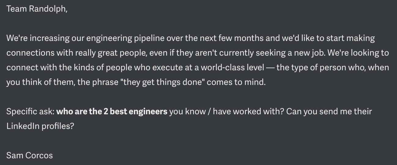 How to activate your investor network - by Sam Corcos