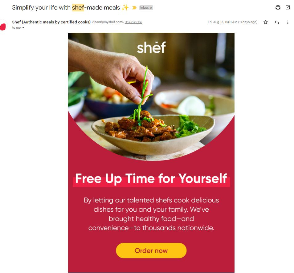 Shef - connecting real-life chefs to customers - by AKG