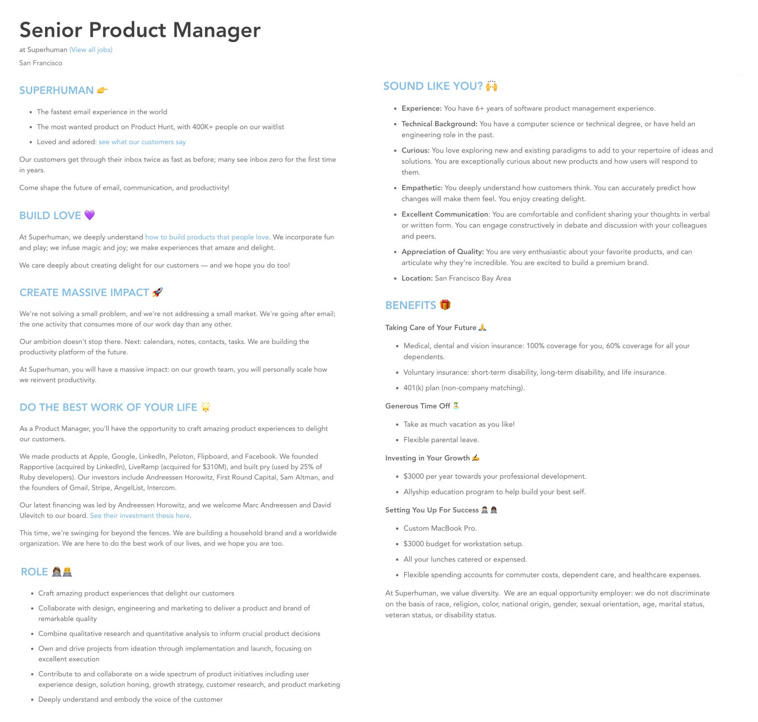 Examples of great job postings - by Lenny Rachitsky