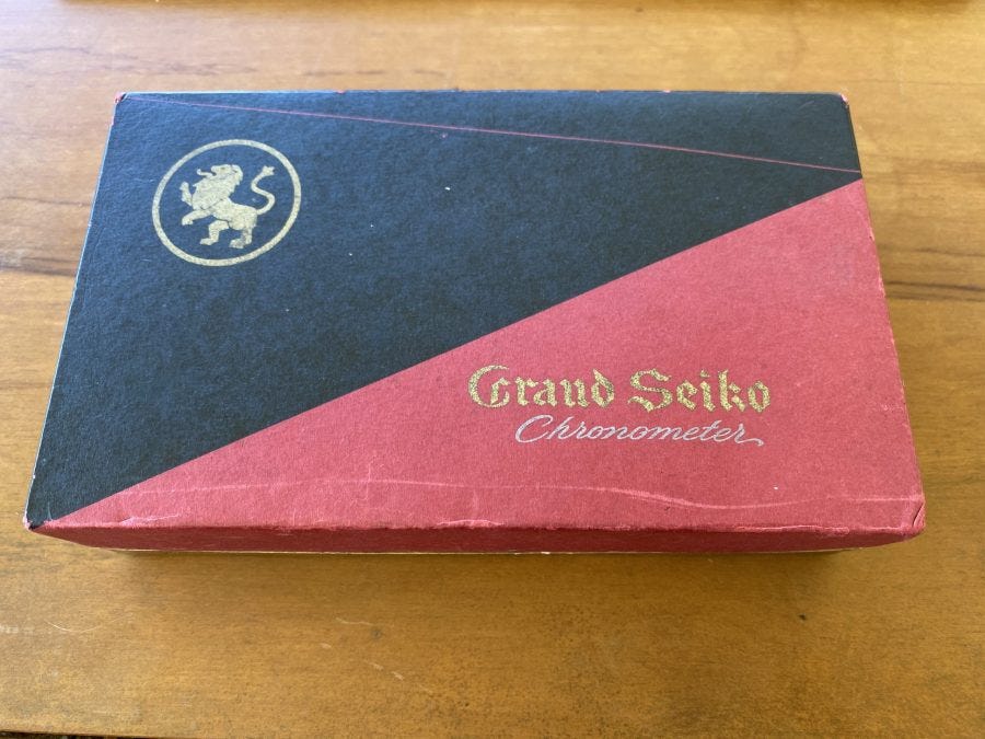 Grand Seiko First - early box full set unboxing