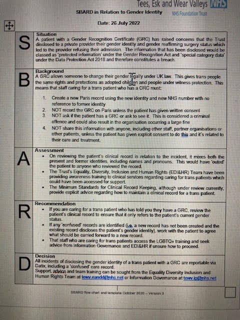 From a NHS mental health ward nurse - by Graham Linehan
