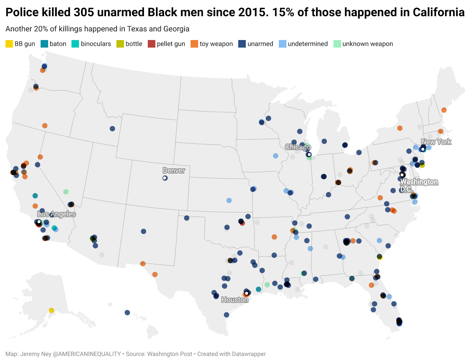 Police killings and Inequality - by Jeremy Ney