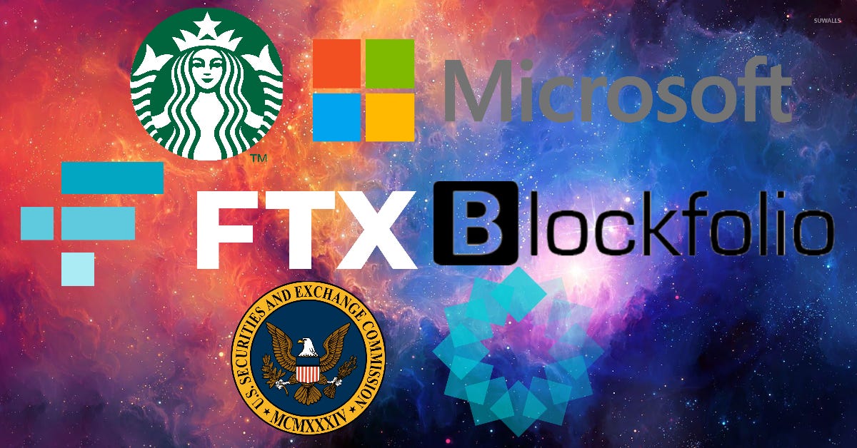 Starbucks is Bringing their Beans on a Blockchain; FTX Acquires ...