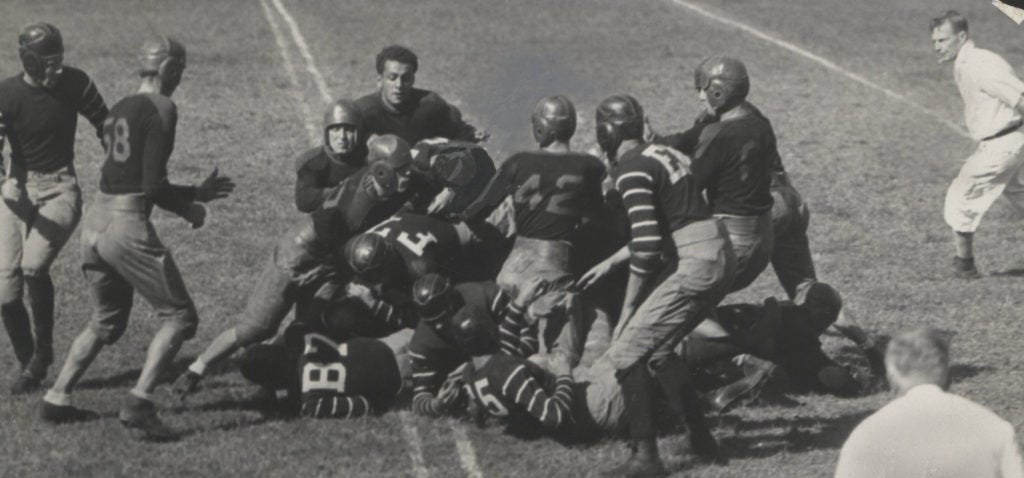 Football's Wacky Uniform Numbers - by Timothy P. Brown