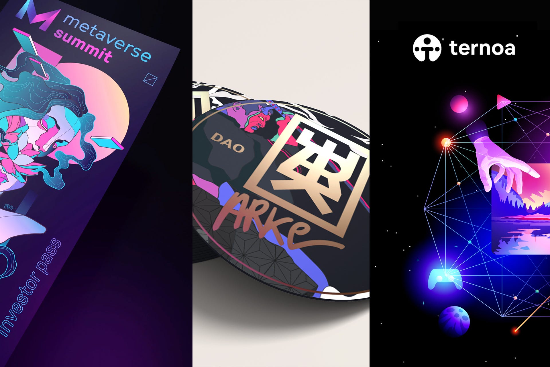 Arke x Metaverse Summit, POAP Arke DAO, Ternoae & Tiime Engine