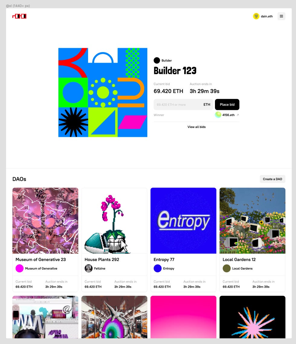 Zora launches Nouns Builder 🧱 - by William M. Peaster