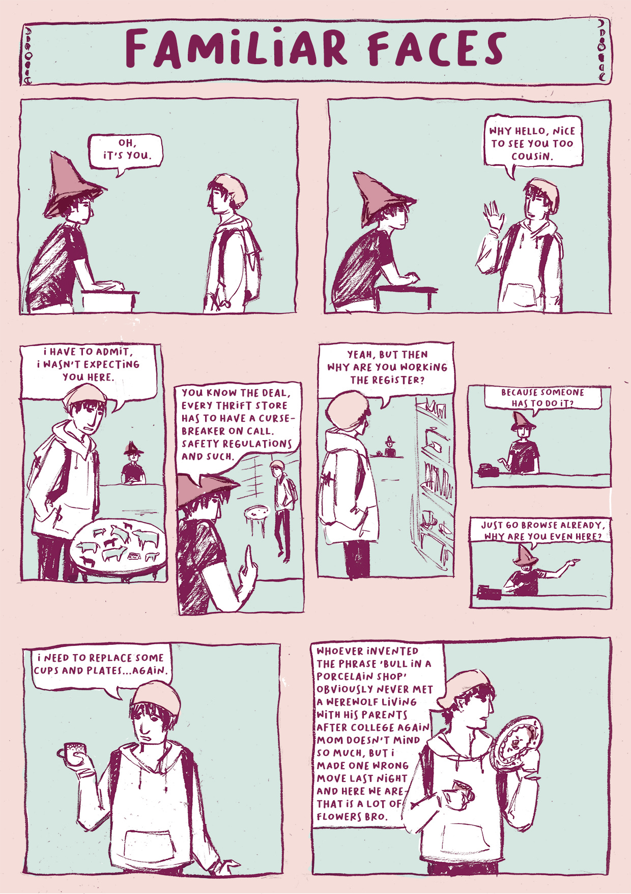 familiar faces - by spouk - practical magic shenanigans