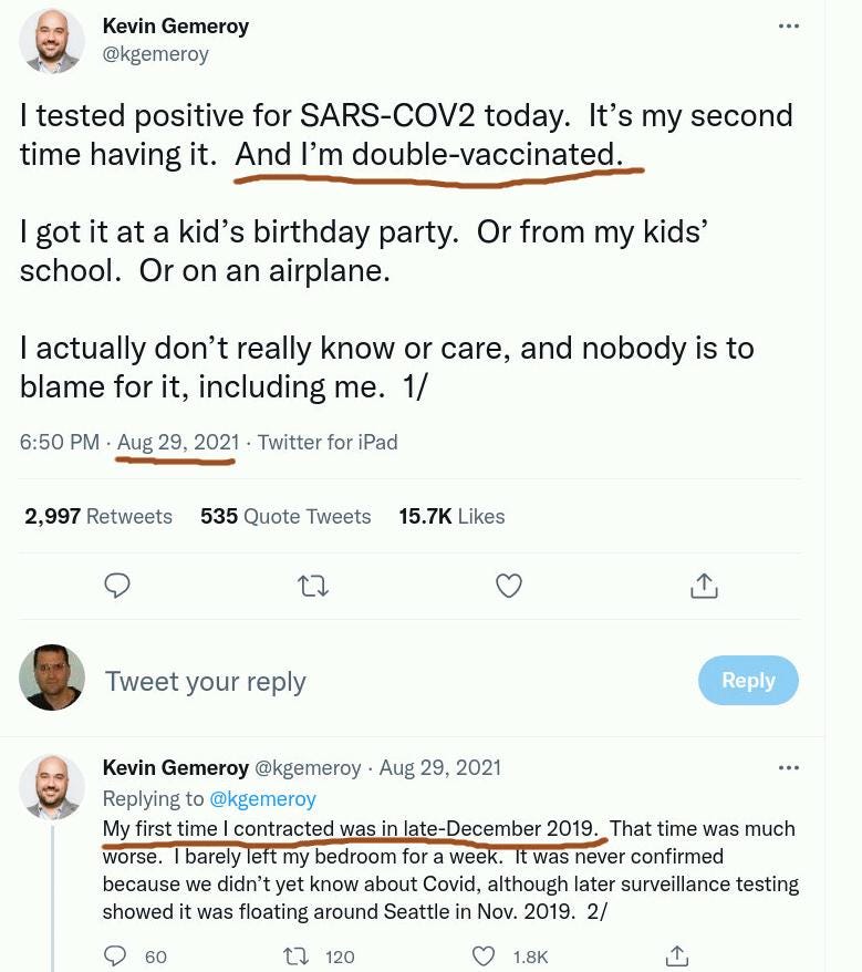 More Vaccination -- More Reinfection - by Igor Chudov