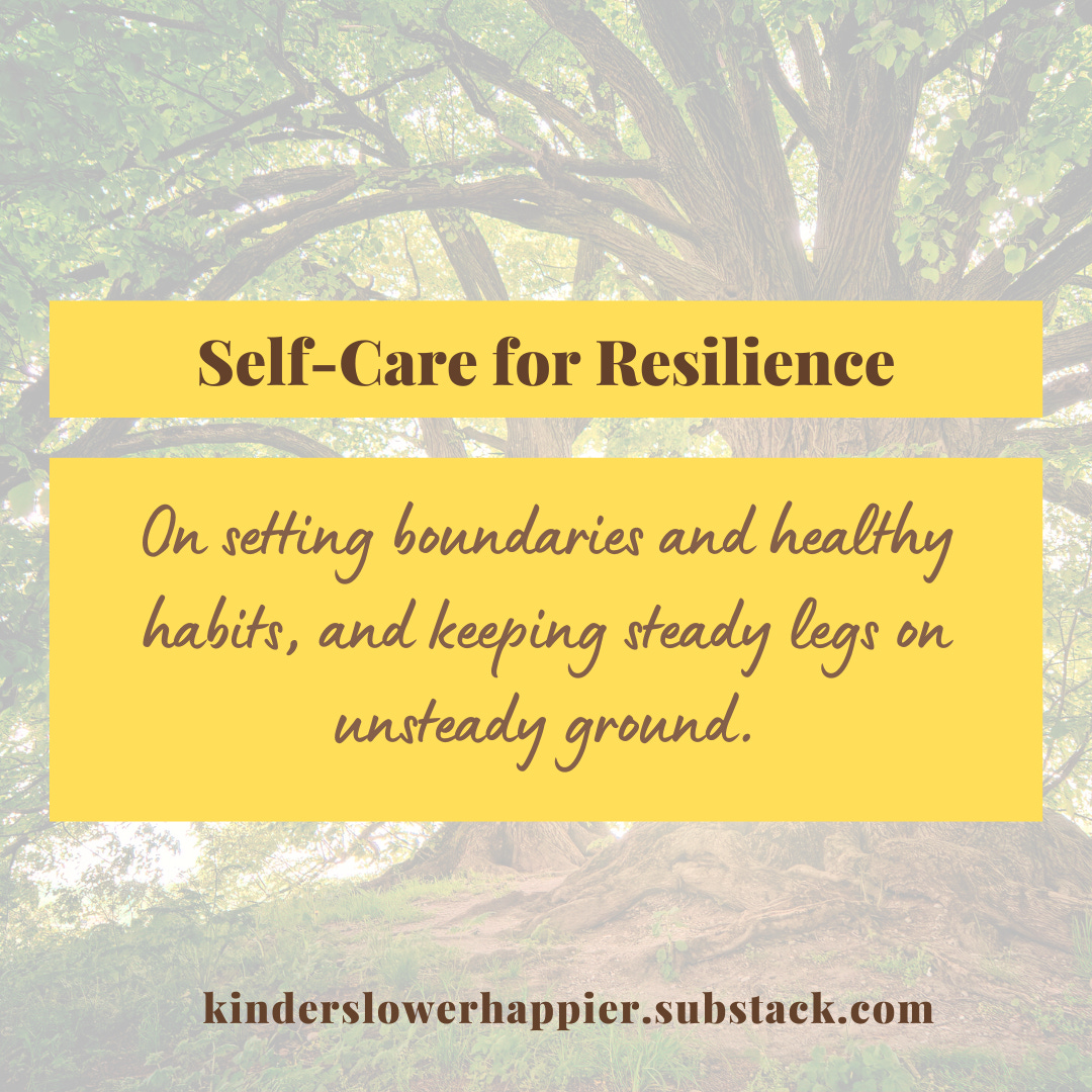 Self-Care for Resilience - by Ros O'Brien