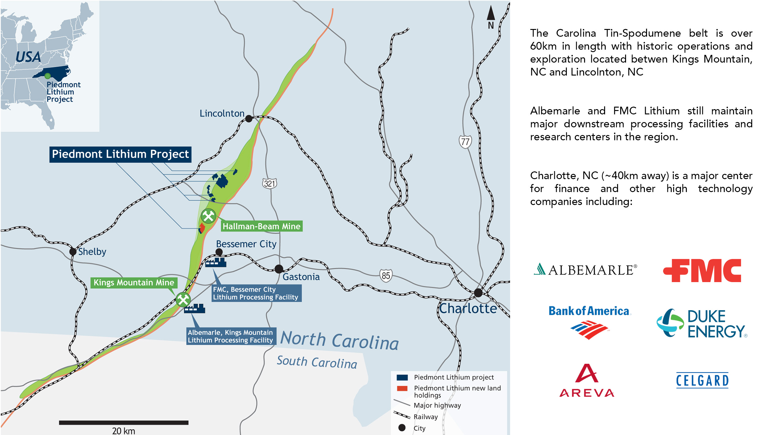 The Charlotte area is becoming America's lithium capital