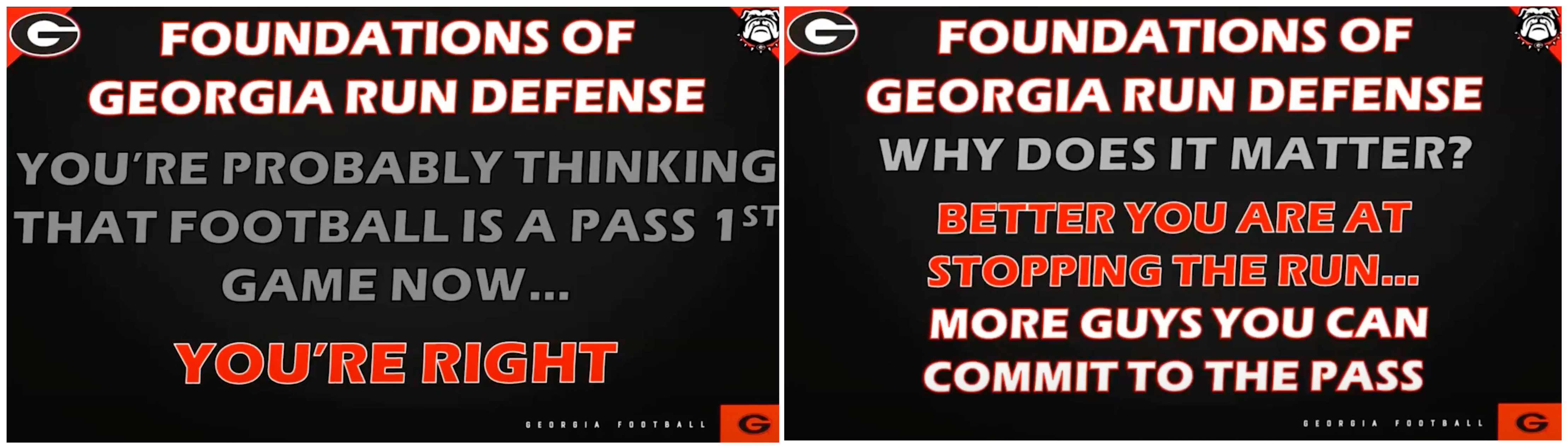 Georgia's Four-Down Front - MatchQuarters