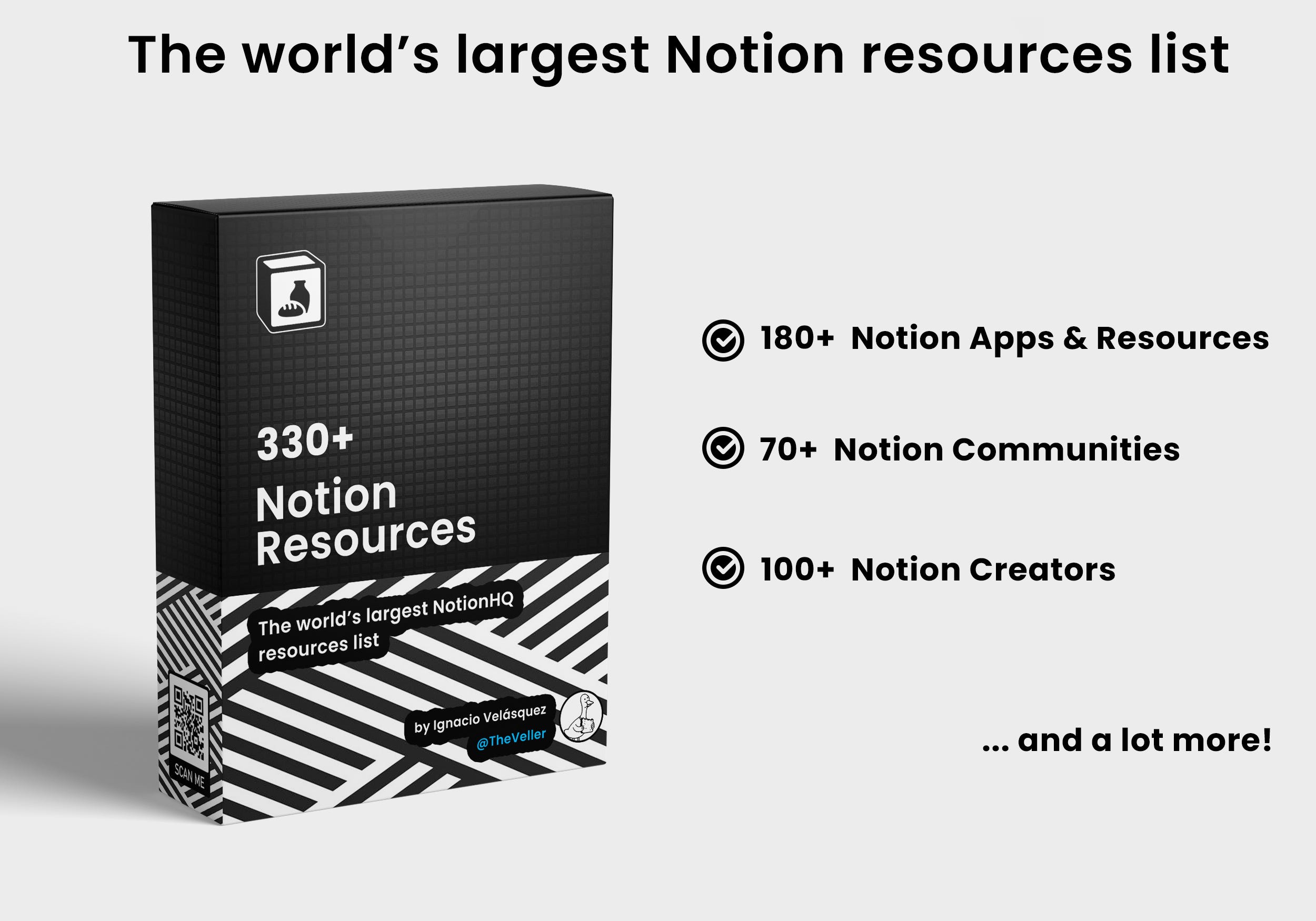 I created the world's largest Notion resources list