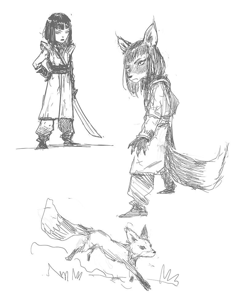 Comics Artopsy #8 - by Niko Henrichon - Exploding Giraffe