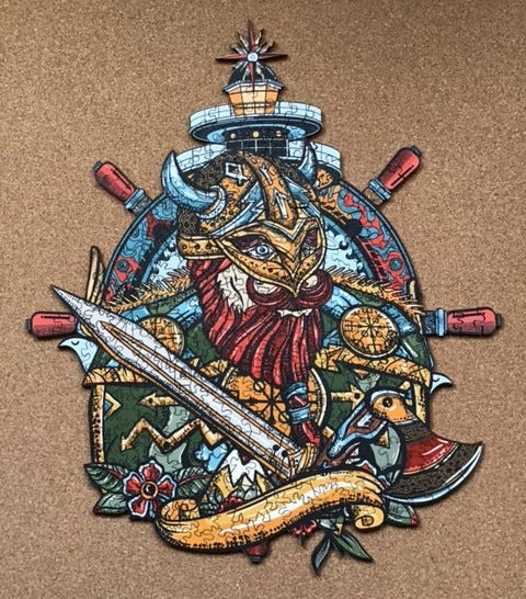 Viking puzzle by Woodbests - by Bill Huot
