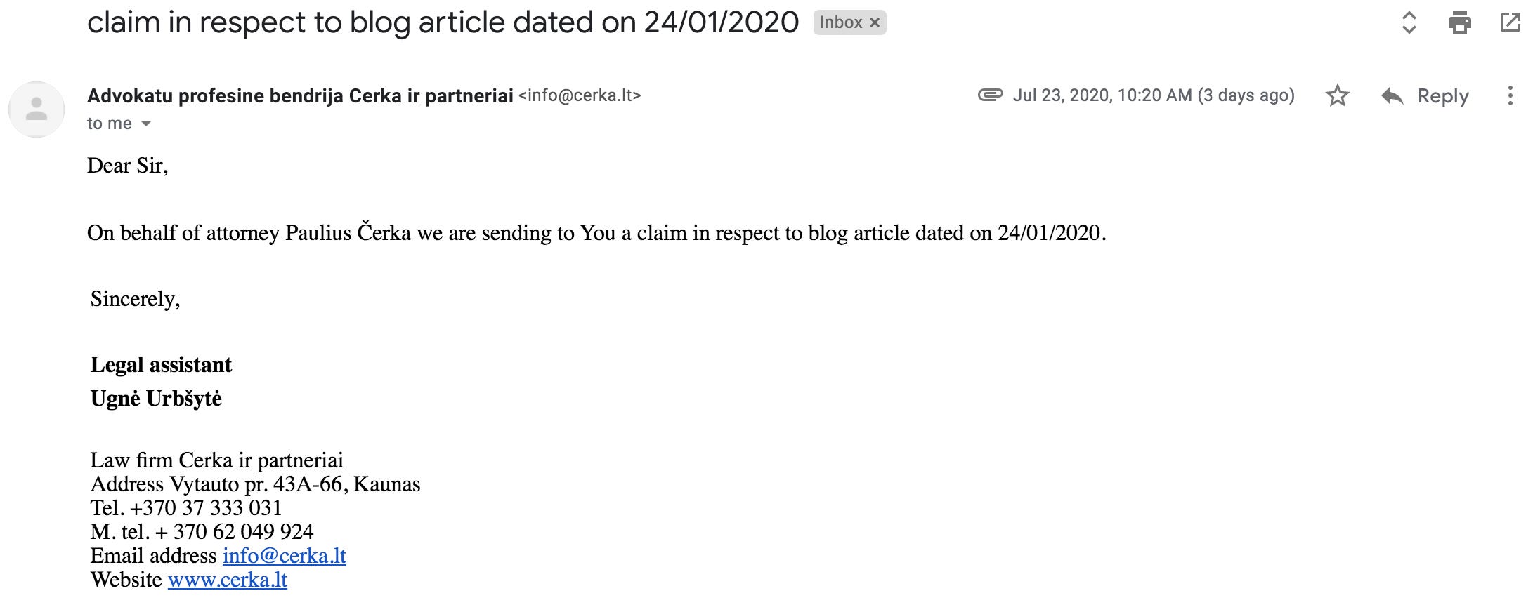 Is FastInvest using lawyers to silence bloggers?