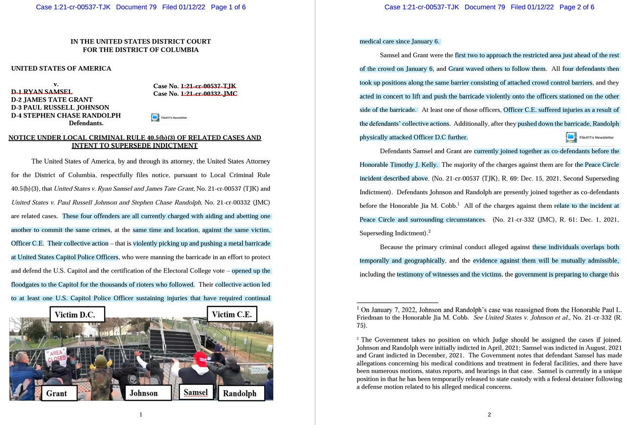 3rd superseding indictment. Ryan Samsel case update, Rhodes shall remain detained -Meggs ...