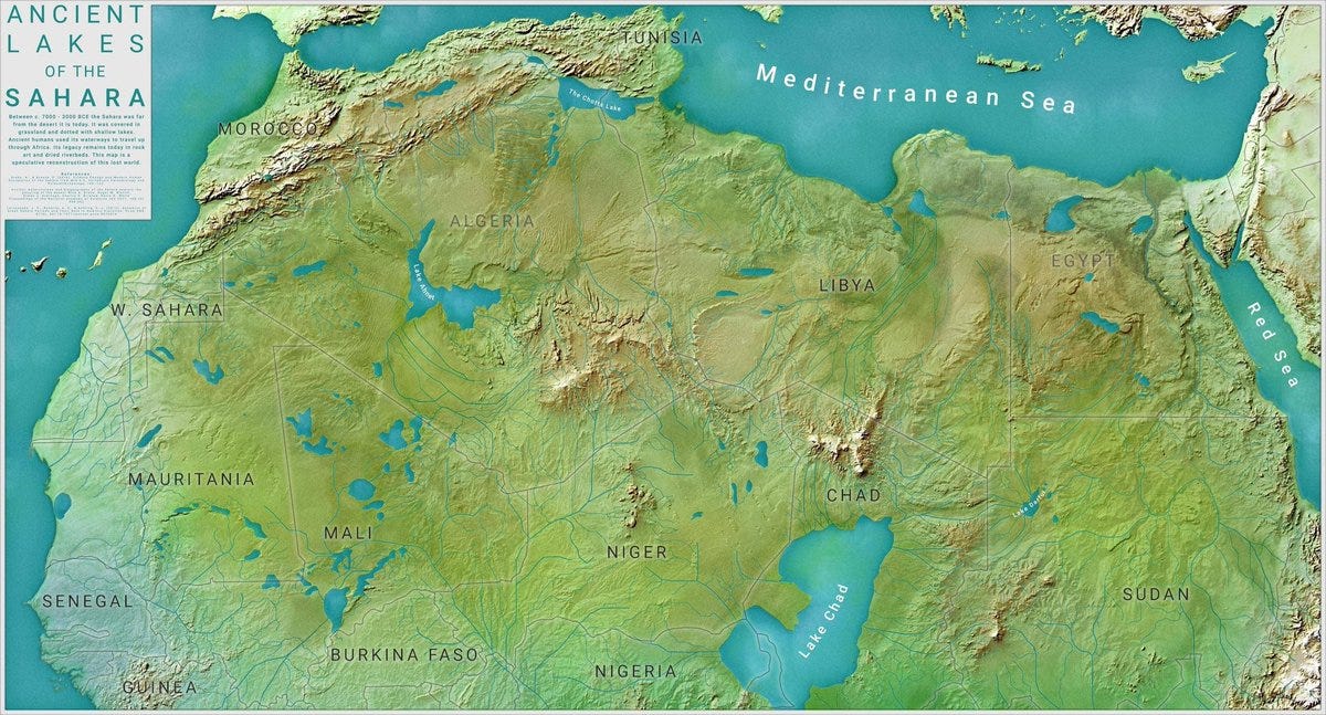The Afroasiatic Languages and the Green Sahara, 10,000 Years Ago