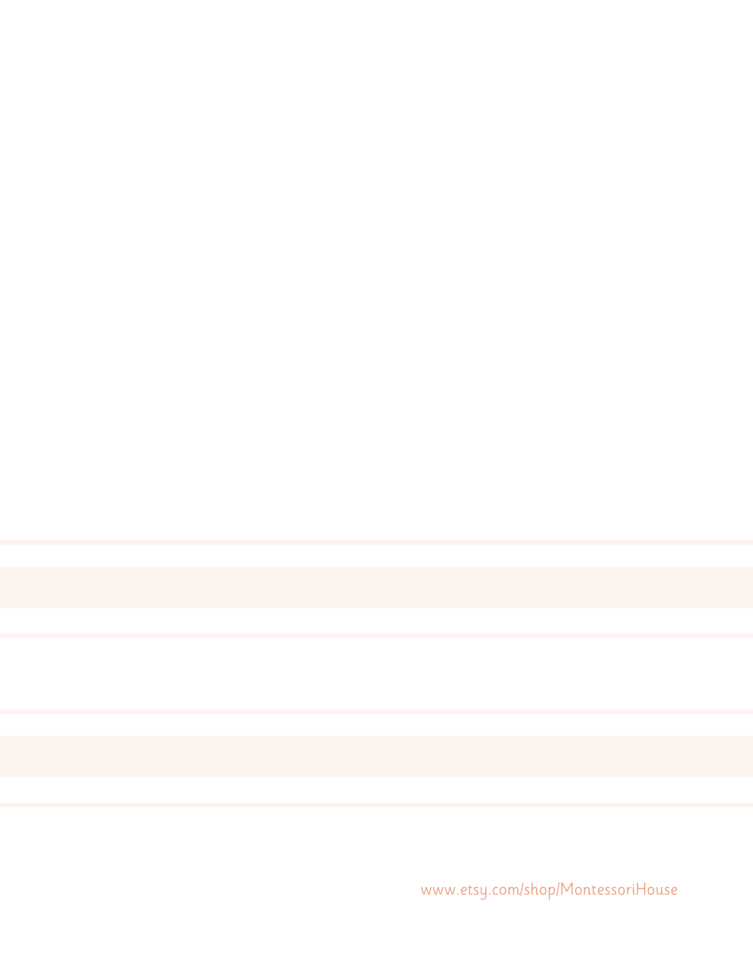 3-Lined Pink Series Paper - by Mercy - My Montessori House