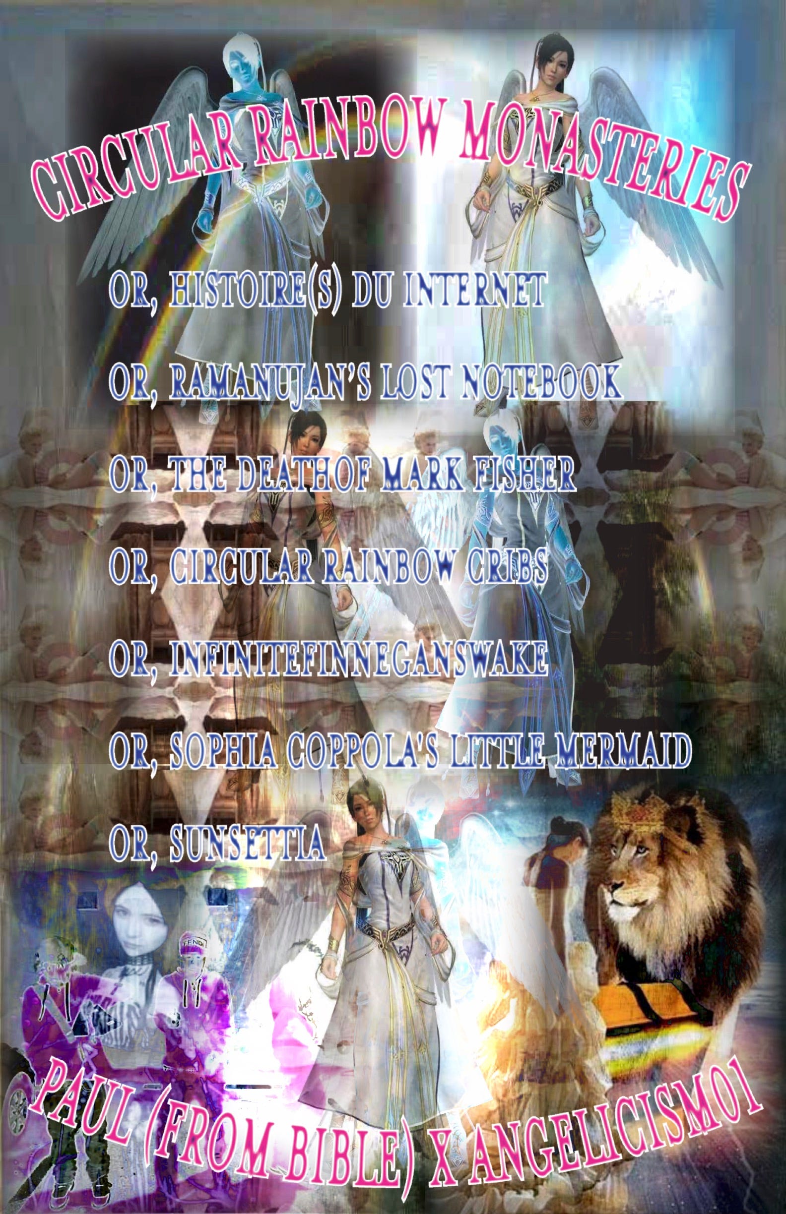 CIRCULAR RAINBOW MONASTERIES - by paul (from bible)