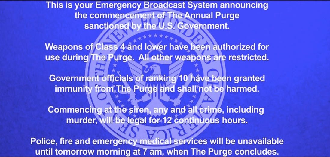 The Psychology of The Purge - by Adam Aasen - Film Yap
