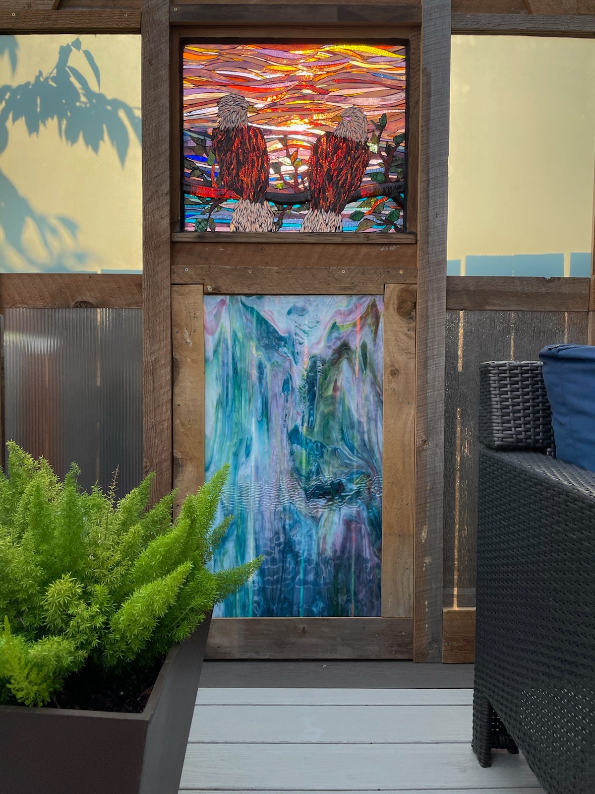 Outdoor Privacy Screen - by Dave Wise - Neoteric Wood Art