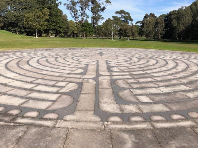 The Labyrinth - a Walking Meditation - by Amanda Hickey