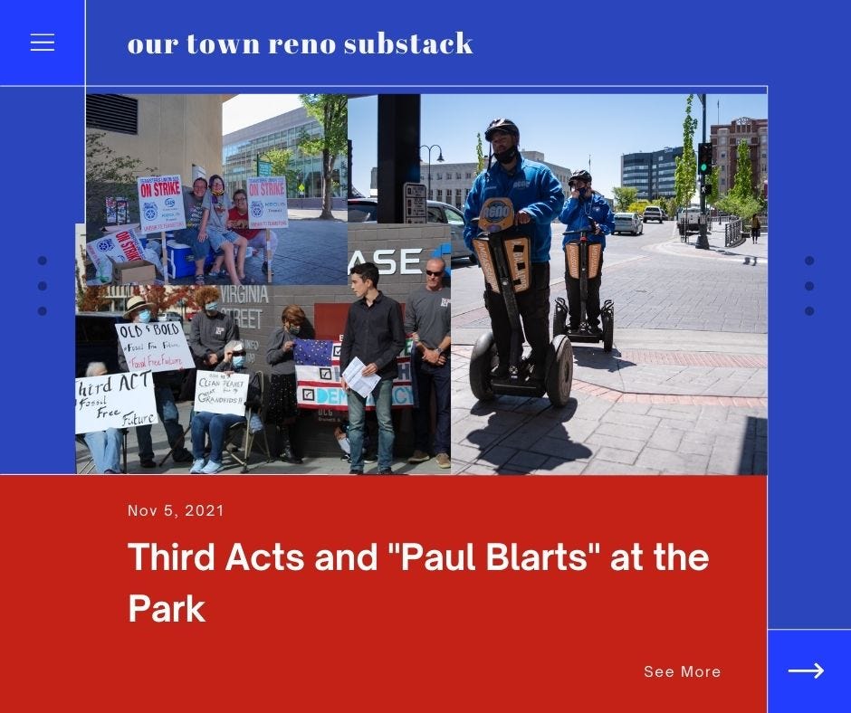 Third Acts and "Paul Blarts" at the Park