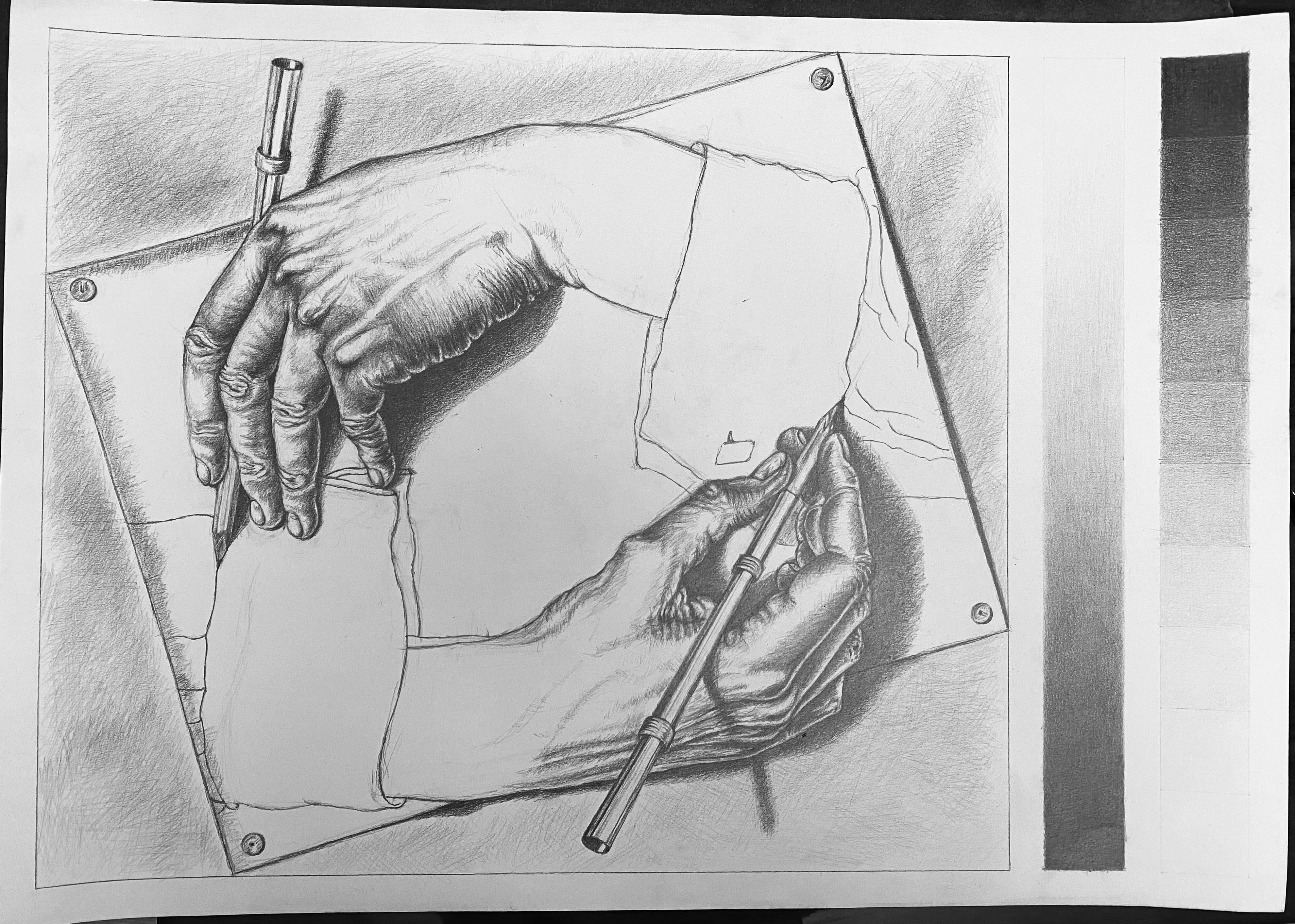 Drawing Hands Mc Escher