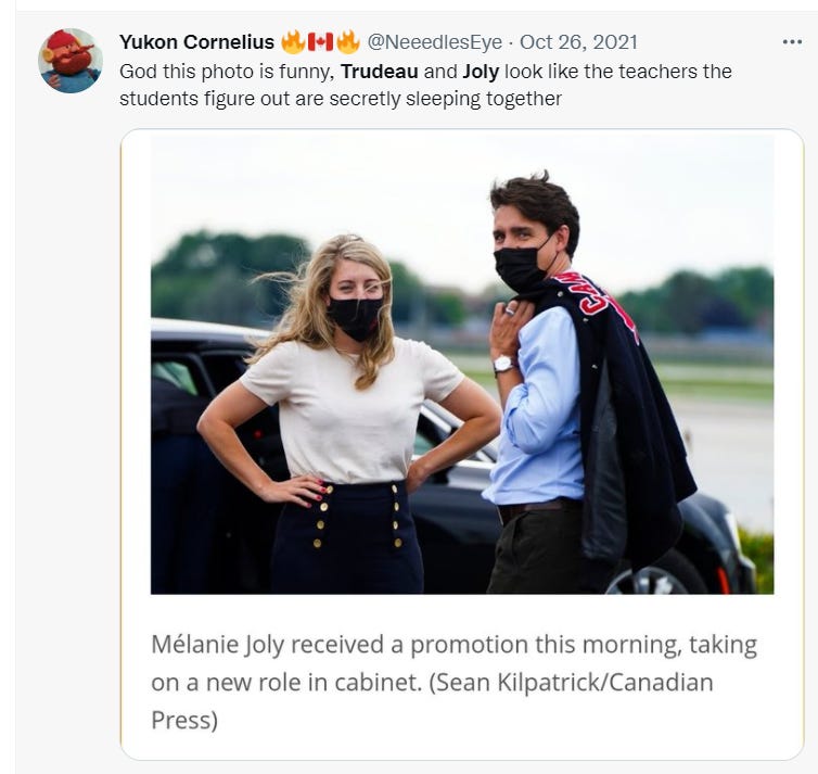 Why is Melanie Joly in the Liberal Cabinet?
