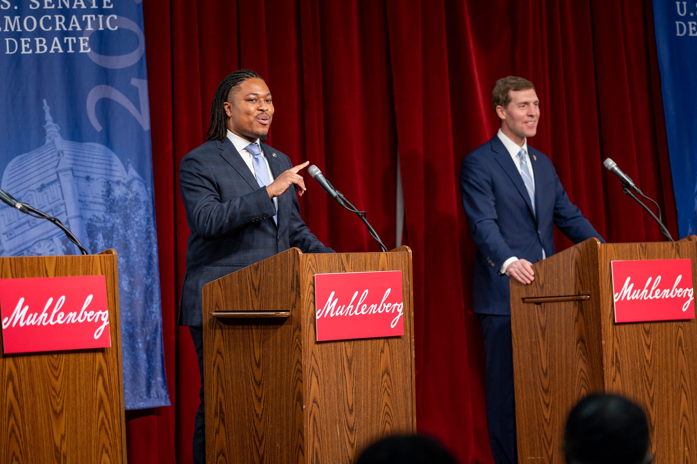 In debate, Lamb, Kenyatta take jabs at no-show Fetterman