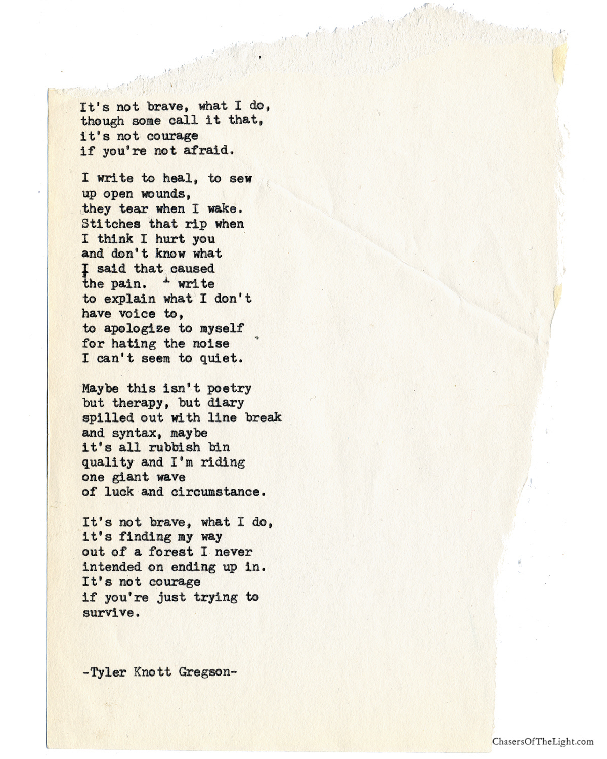 Typewriter Series #3073 | 1.8.21