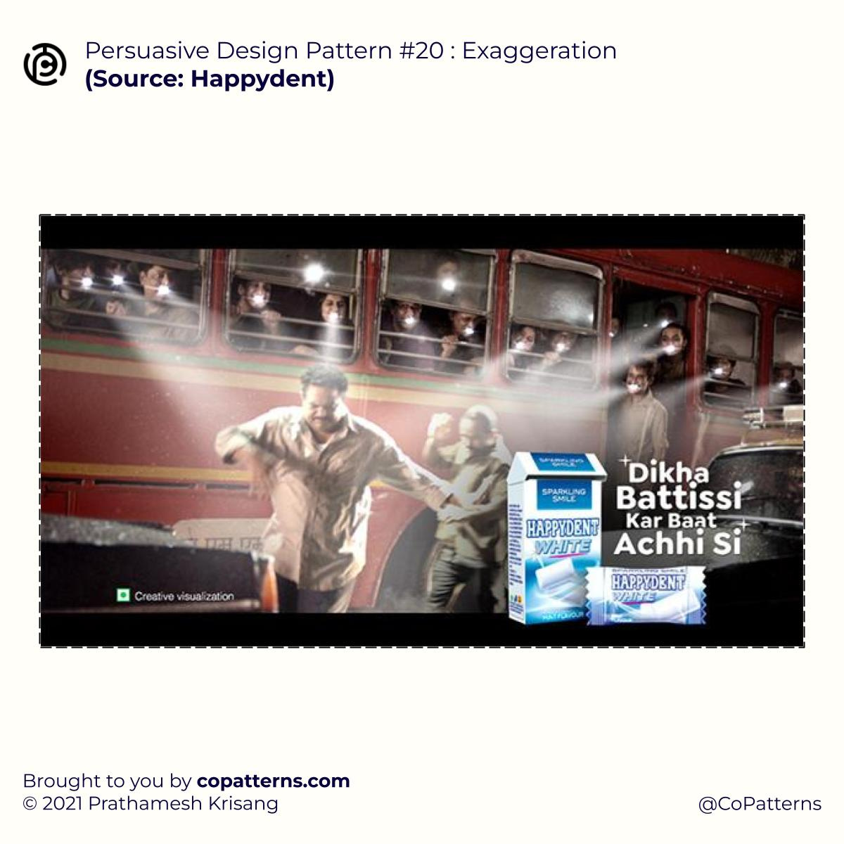 Persuasive Design Pattern #20 : Exaggeration