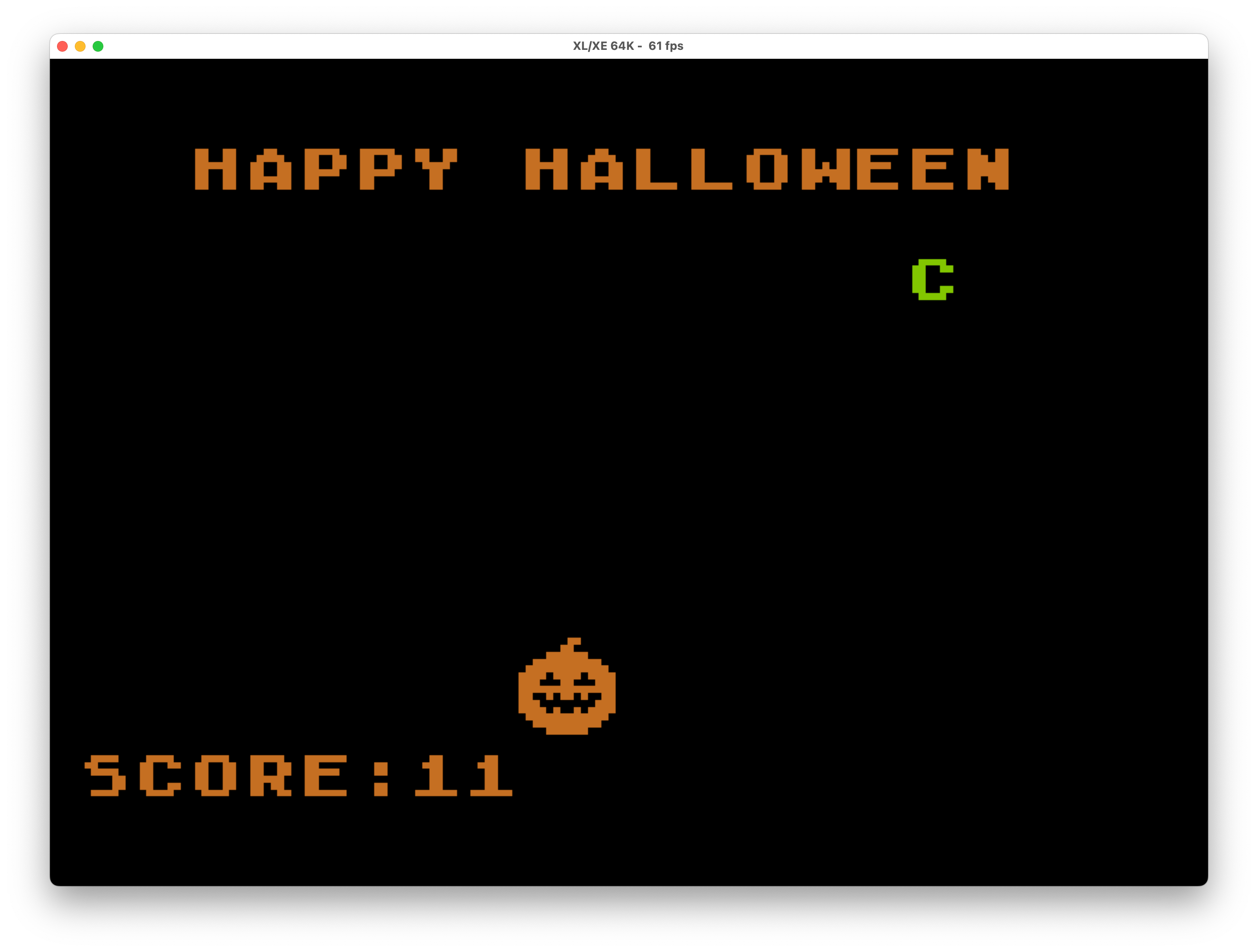Pumpkin Man: A (Simple) BASIC Game - by Paul Lefebvre