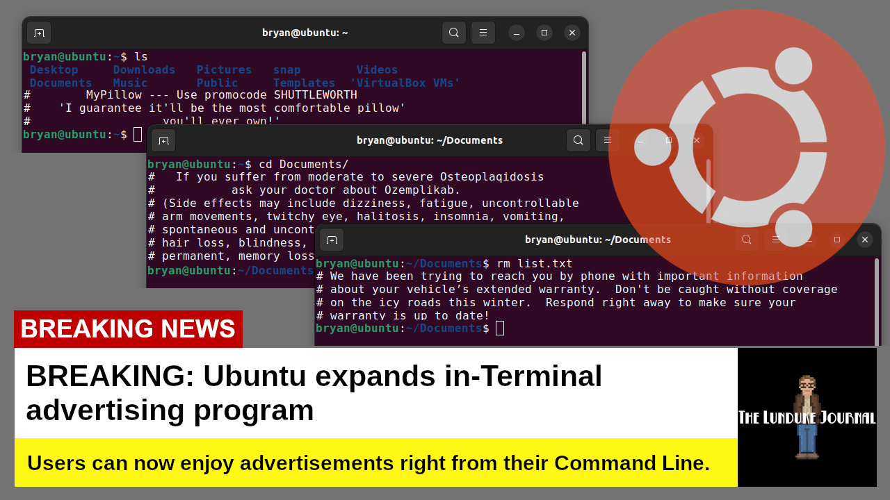 BREAKING: Ubuntu expands in-Terminal advertising program