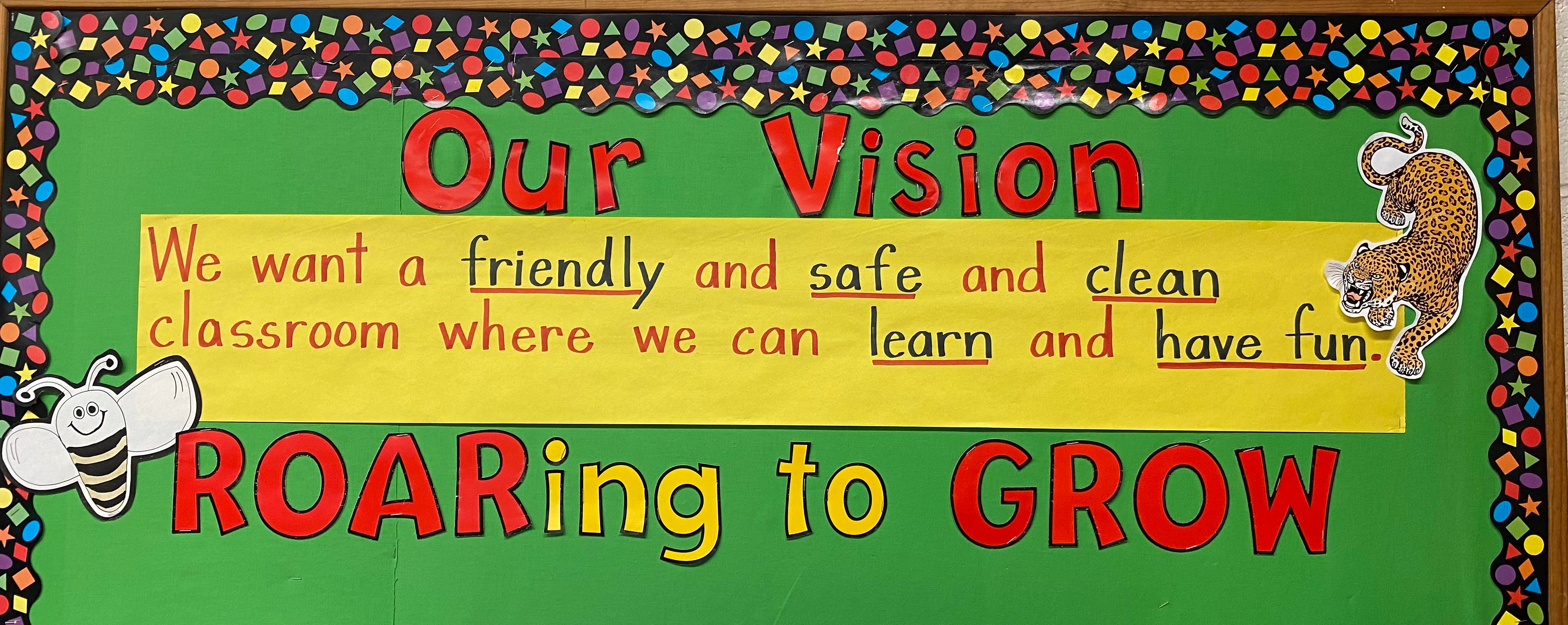 Classroom Vision And Slogan By Randee Bergen Classroom Vision And Slogan By Randee Bergen