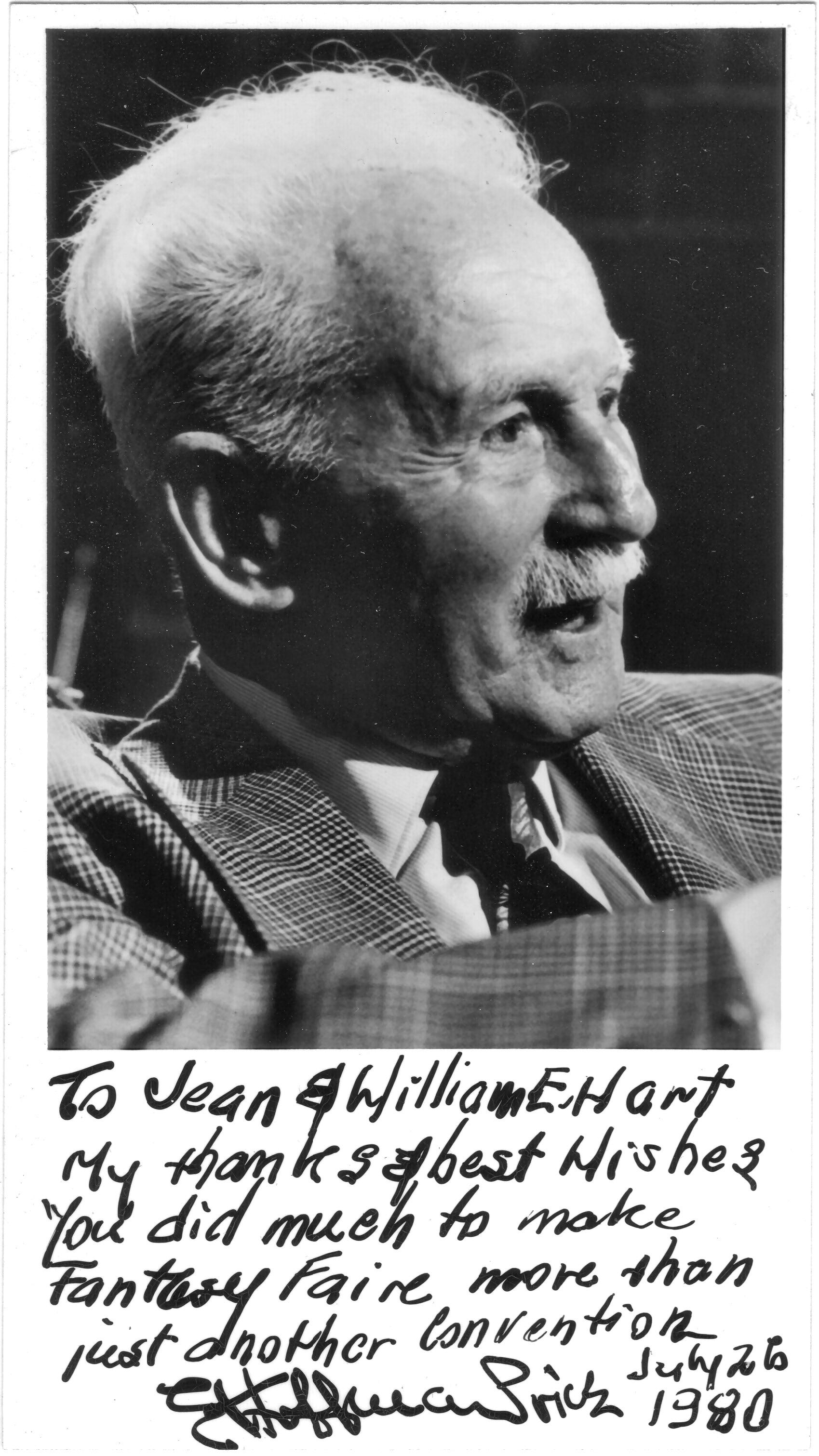 The Fictioneer: Praise for E. Hoffmann Price - by Arbogast