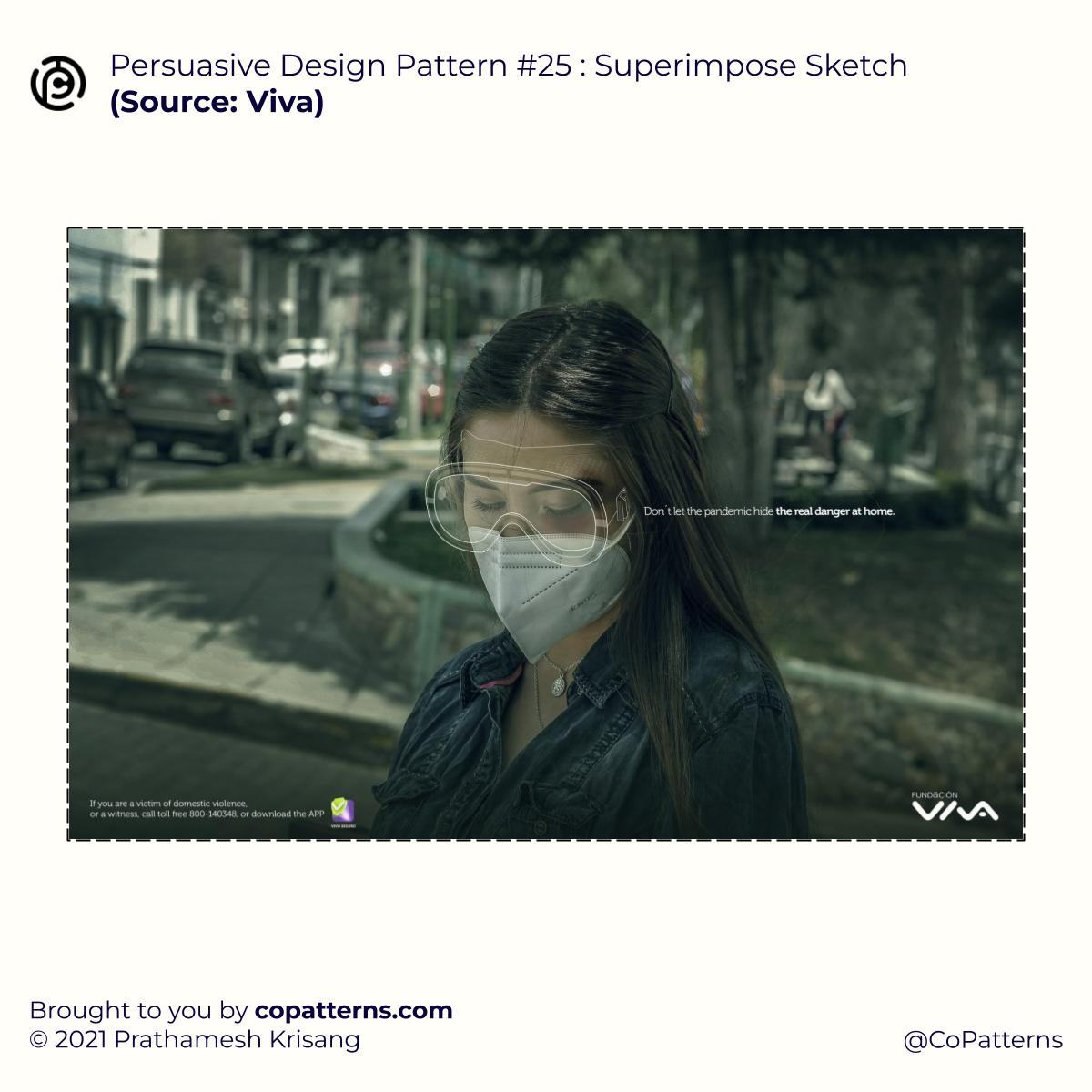 Superimpose Sketch Persuasive Design Pattern 25