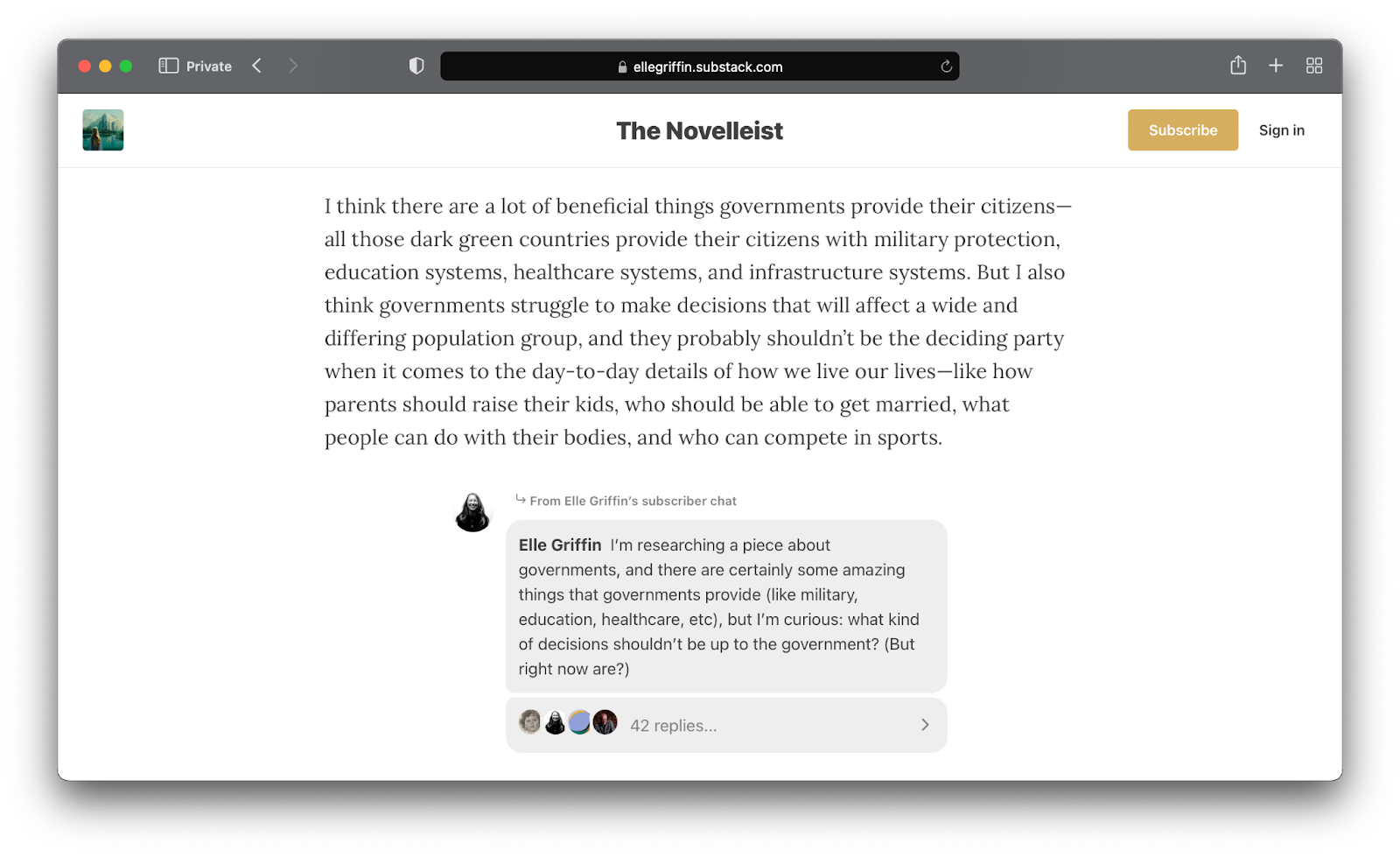 How to invite subscribers to join your chat - On Substack