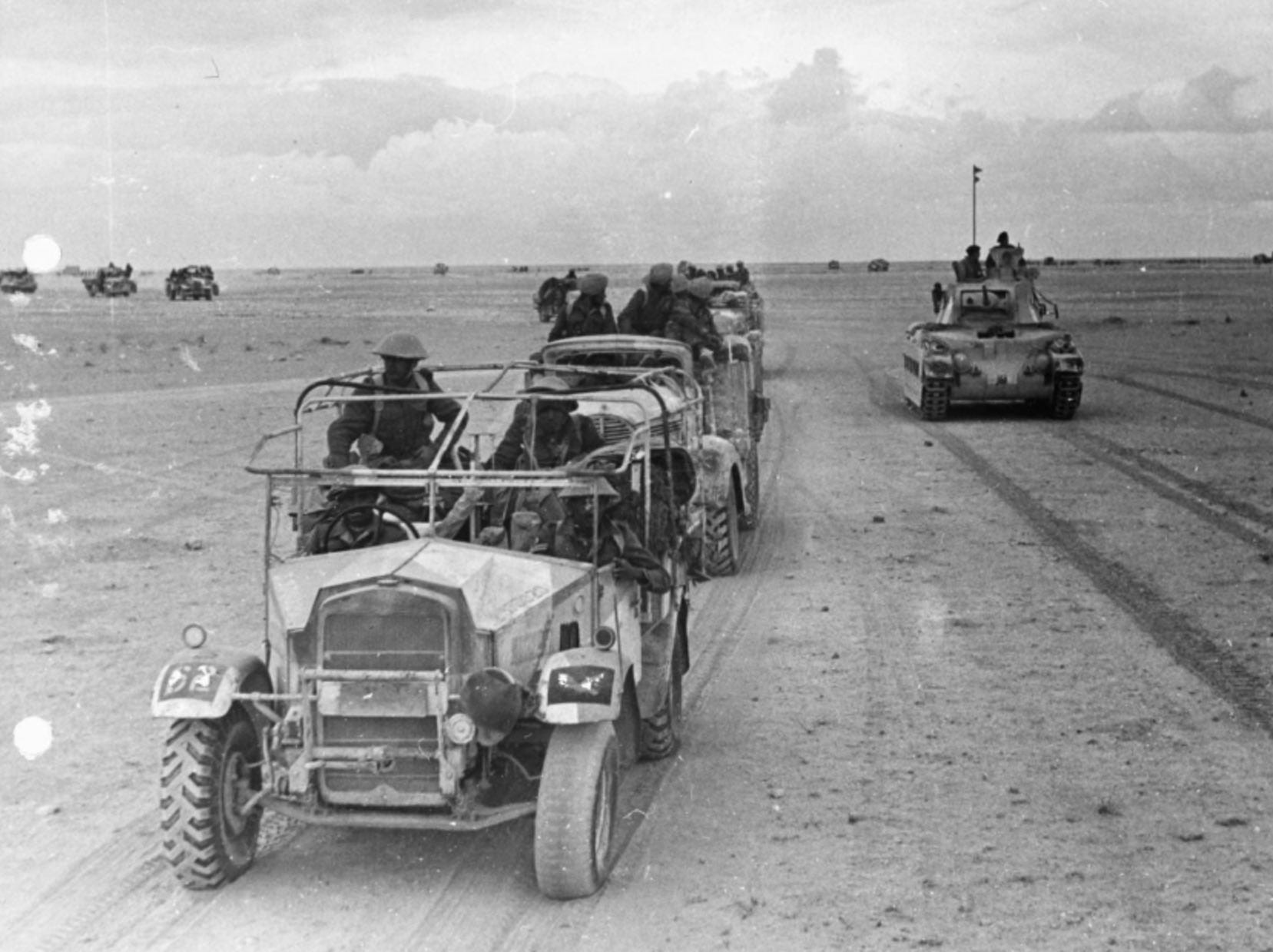 Panzer attack causes confusion in North Africa