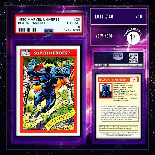 One of the most iconic trading card sets of all time, the 1990 Marvel ...